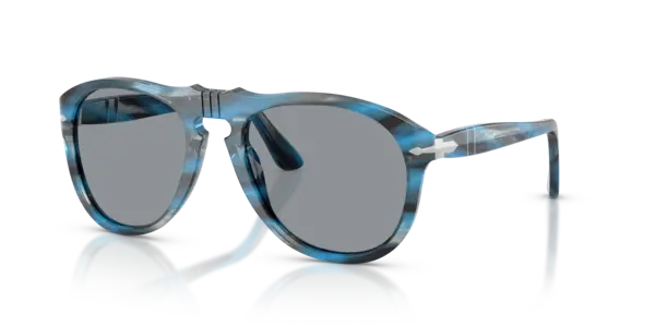 Persol 649 Original Sunglasses - Striped Blue And Grey