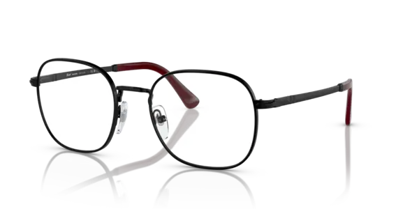 Persol Full Rim Metal Eyeglasses - Black