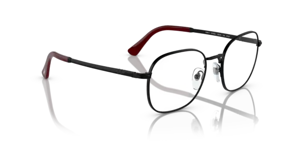 Persol Round Metal Frame Eyeglasses