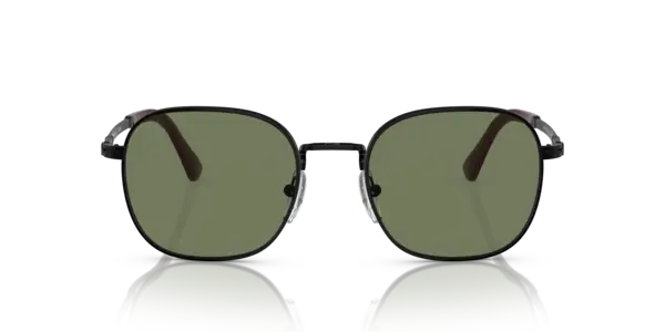 Persol Round Metal Frame Eyeglasses