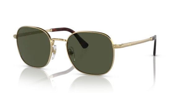 Persol Round Metal Frame Eyeglasses - Gold