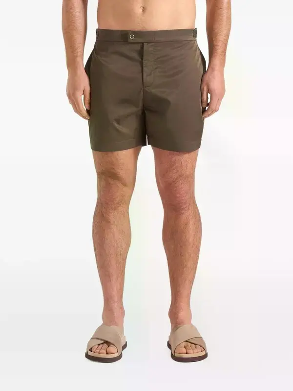 Manière De Voir Polished Nylon Swim Shorts