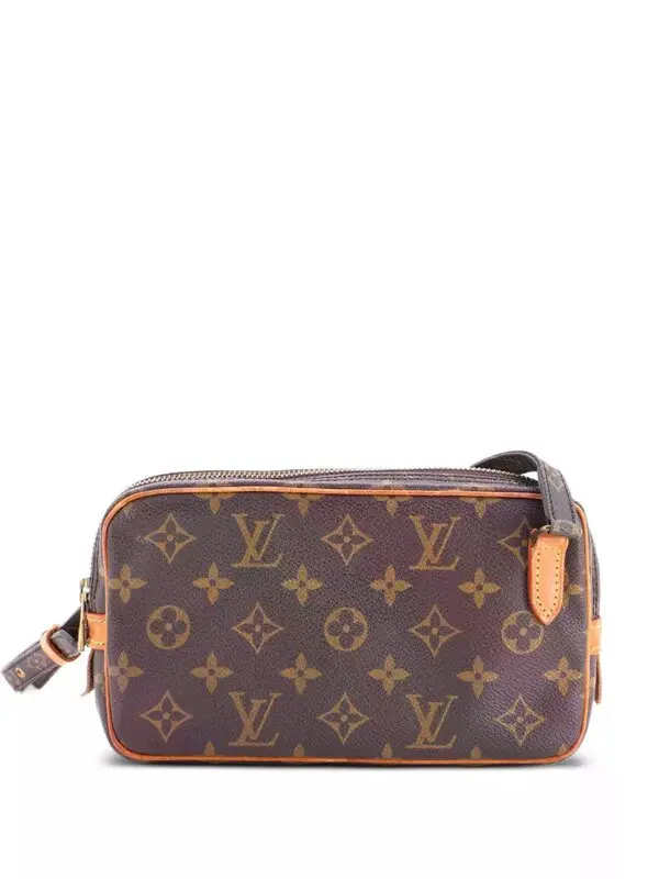 LOUIS VUITTON Pochette Marly Bandouliere Monogram Canvas Crossbody Bag - Brown
