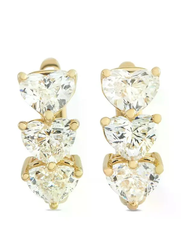 LB EXCLUSIVE Diamond Hoop Earrings