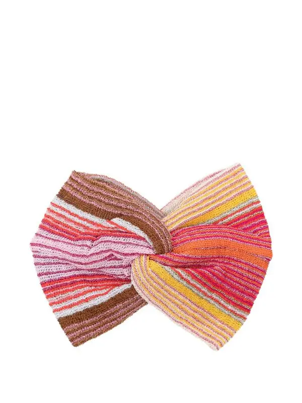 Missoni Striped Pattern Hair Band - Multi