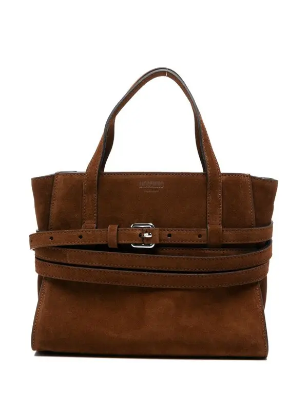 Moschino Tie Me Small Leather Handbag