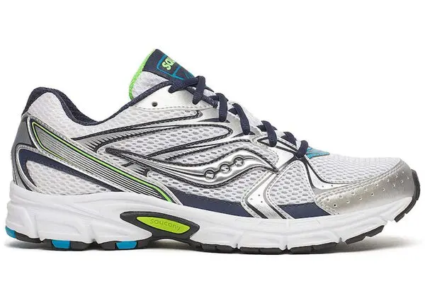Saucony Grid Ride Millennium Sneakers - Silver/green