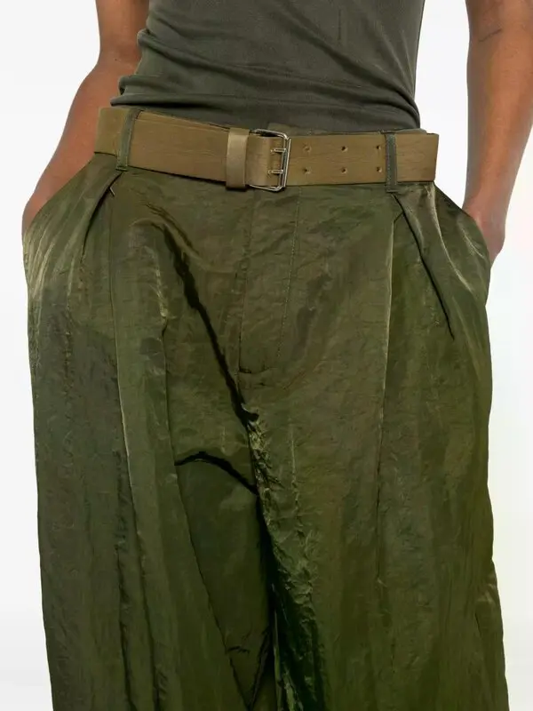 Imperial Belted Pleated Trousers