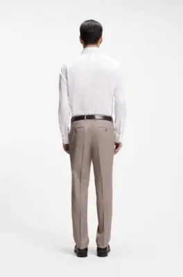 BOSS Easy-iron Regular-fit Shirt In Stretch-cotton Dobby