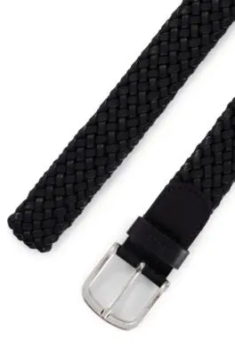 BOSS Woven Leather Belt