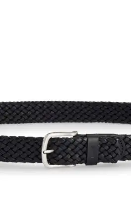 BOSS Woven Leather Belt
