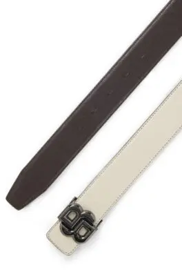 BOSS Reversible Belt With Double B Monogram Buckle