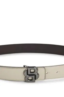 BOSS Reversible Belt With Double B Monogram Buckle