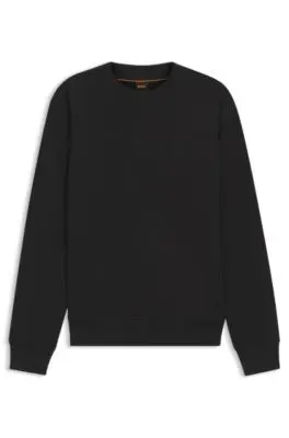 BOSS Relaxed-fit Cotton Terry Sweatshirt With Embroidered Logo