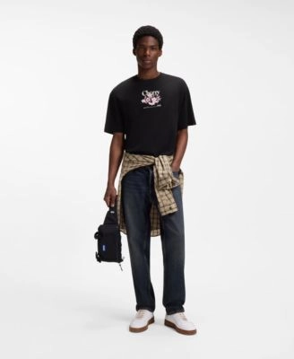 Hugo Cotton-jersey T-shirt With Graphic Print