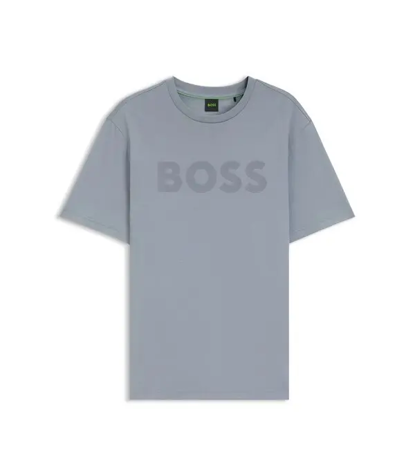 BOSS Cotton T-shirt With Tonal Logo