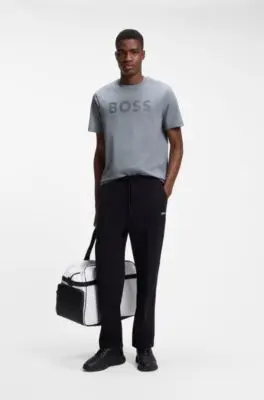 BOSS Cotton T-shirt With Tonal Logo