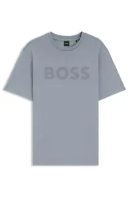 BOSS Cotton T-shirt With Tonal Logo
