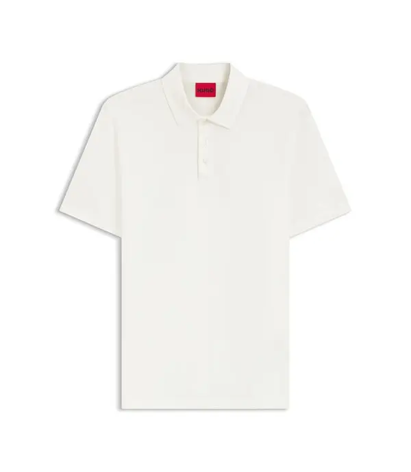 Hugo Slim-fit Polo In Mercerized Cotton