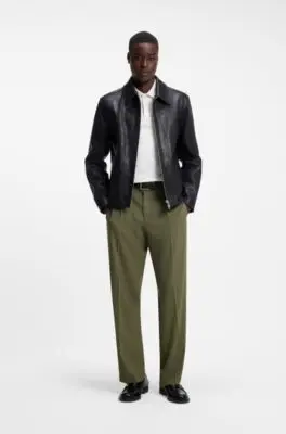 Hugo Slim-fit Polo In Mercerized Cotton