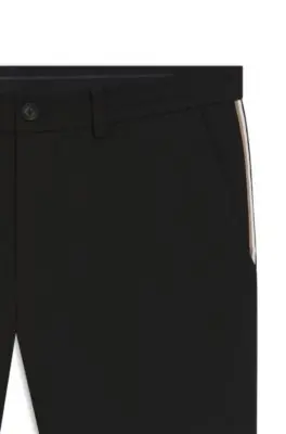 BOSS Regular-fit Water-repellent Stretch Pants
