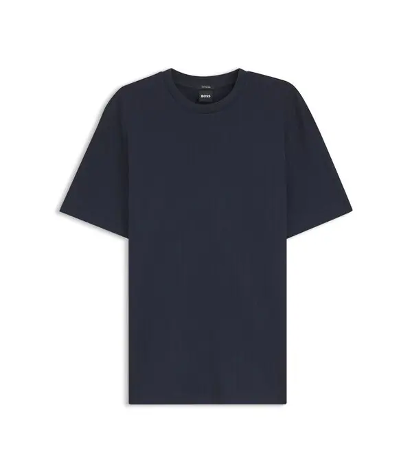 BOSS Regular-fit T-shirt In Striped Cotton
