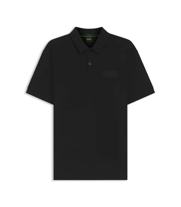 BOSS Paddy Polo Shirt With Structured Logo Patch