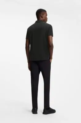 BOSS Paddy Polo Shirt With Structured Logo Patch