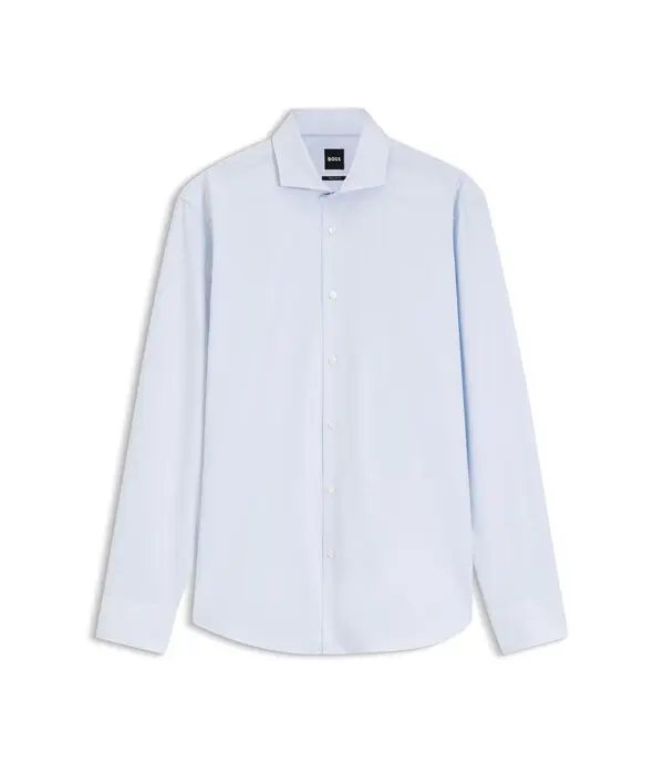 BOSS Regular-fit Shirt In Structured Cotton