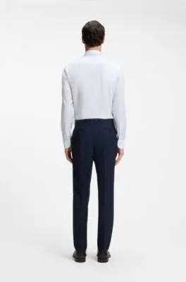 BOSS Slim-fit Shirt In Refined Italian Cotton