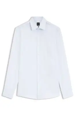 BOSS Slim-fit Shirt In Refined Italian Cotton