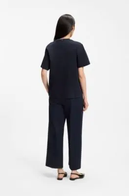 BOSS Relaxed-fit T-shirt In Mercerized Cotton