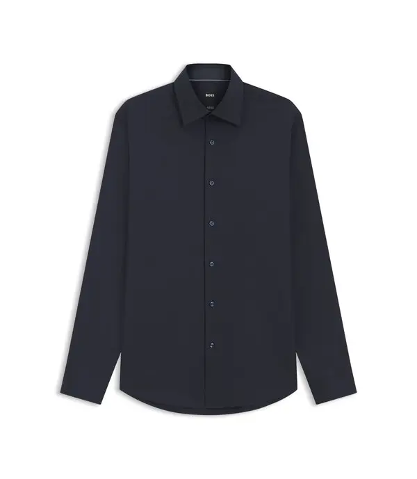 BOSS Regular-fit Shirt In Easy-iron Stretch Cotton