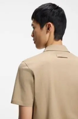 Hugo Slim-fit Polo In Mercerized Cotton