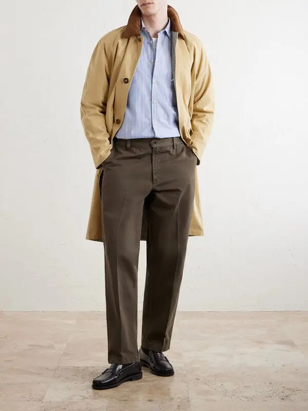 Oliver Peoples New York Special Striped Cotton-poplin Shirt