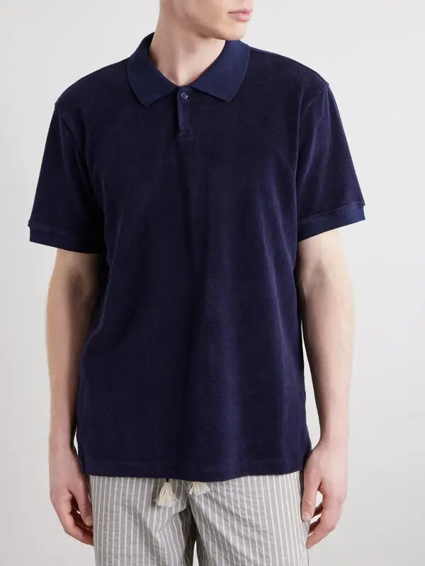 Orlebar Brown Bruno Cotton-terry Polo Shirt