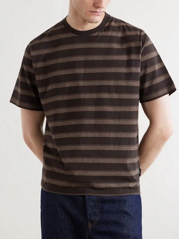 Oliver Peoples Judd Striped Organic Cotton T-shirt