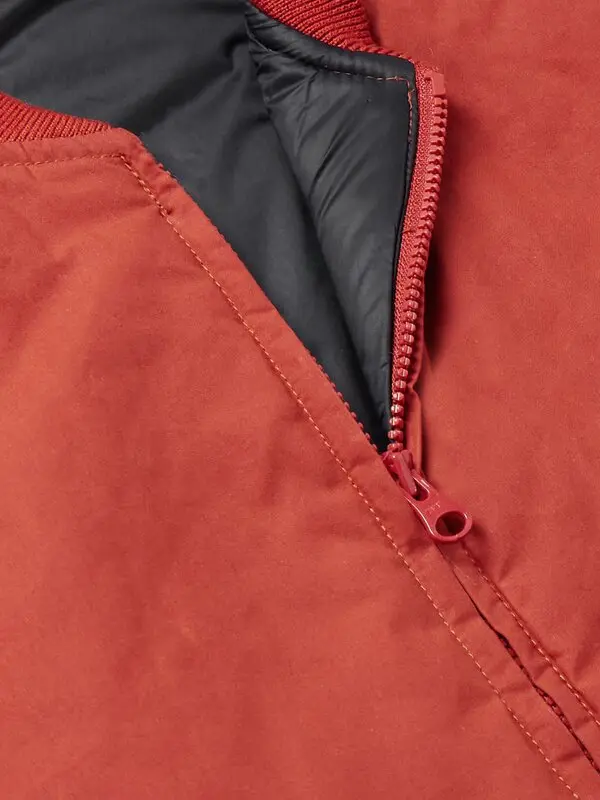 Sid Mashburn Cashpad Waxed Cotton-poplin Gilet