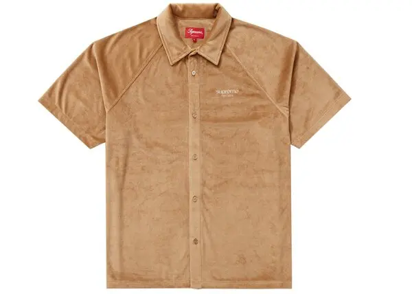 Supreme Velour Short Sleeve Shirt