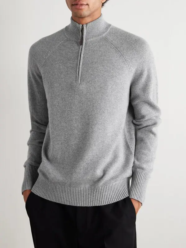 Sid Mashburn Cashmere Half-zip Sweater