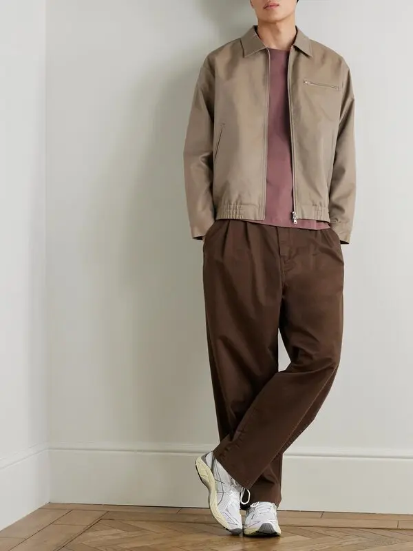 Nn07 Gideon 80038 Organic Cotton-twill Zip-up Jacket