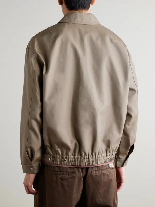 Nn07 Gideon 80038 Organic Cotton-twill Zip-up Jacket