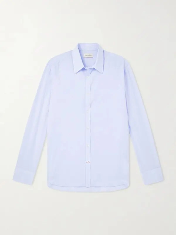 Oliver Peoples Conduit Classic Cotton-poplin Shirt