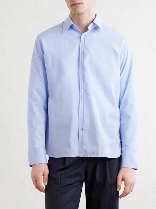 Oliver Peoples Conduit Classic Cotton-poplin Shirt
