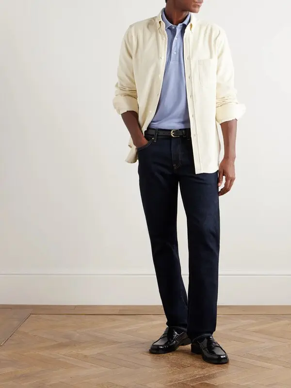 Sid Mashburn Clift Slim-fit Straight-leg Stretch Jeans