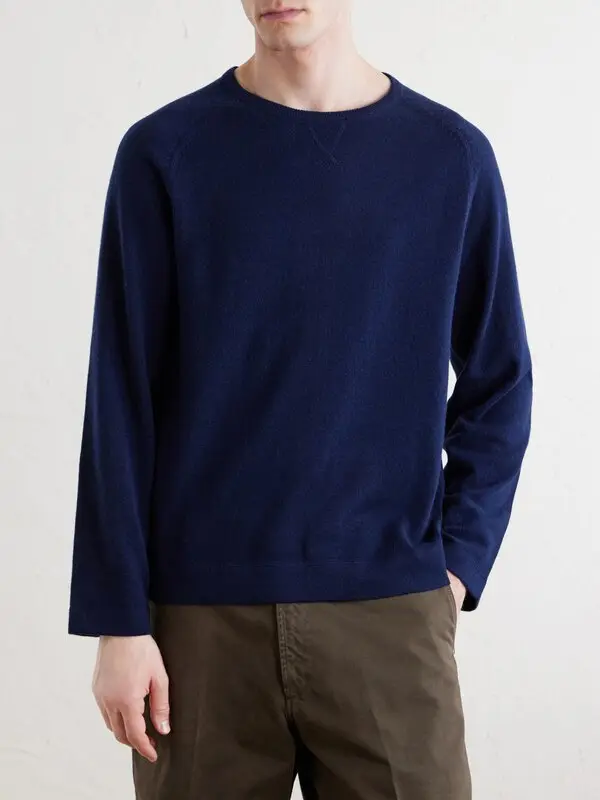 Officine Générale Cashmere Crewneck Sweater