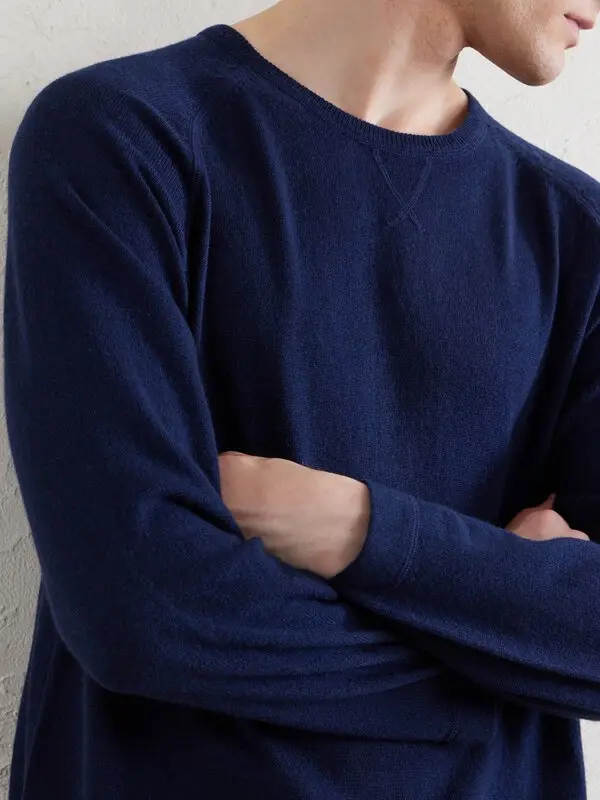 Officine Générale Cashmere Crewneck Sweater