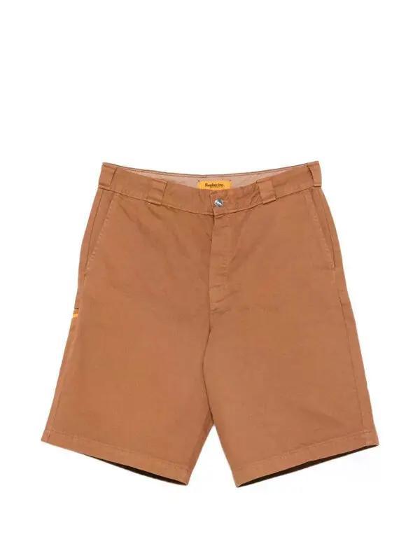 REPLAY Cotton Logo Patch Shorts