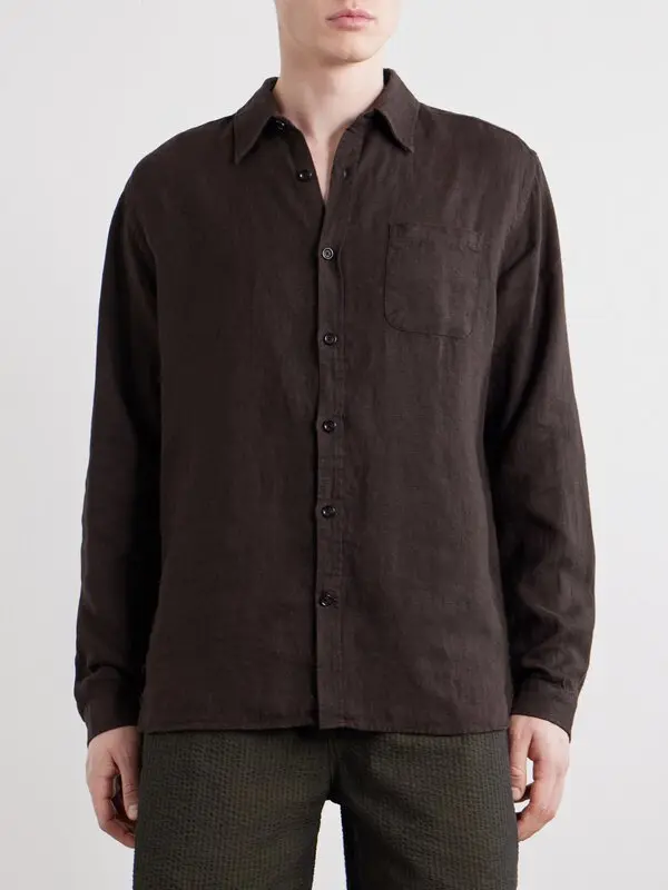 Oliver Peoples New York Linen Shirt