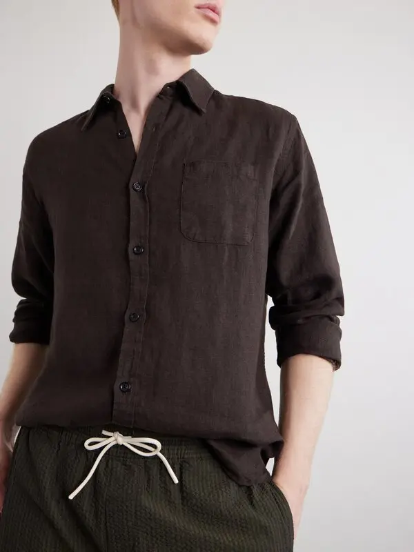 Oliver Peoples New York Linen Shirt